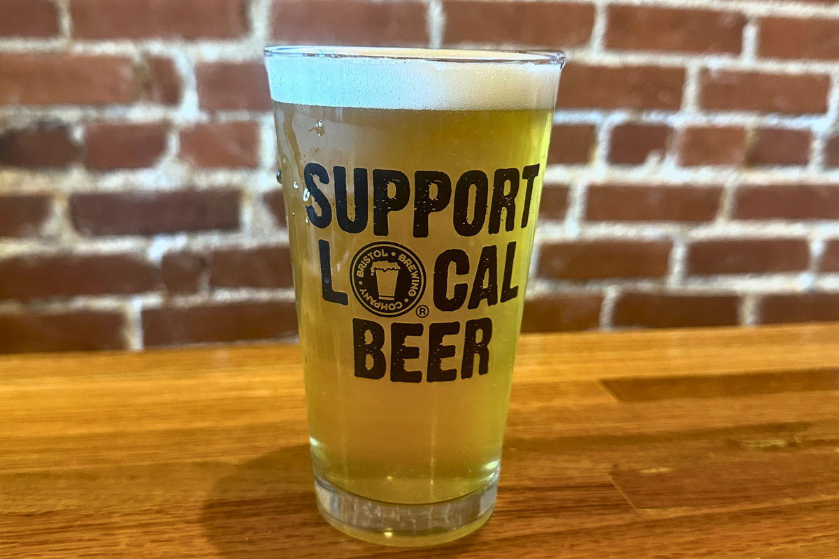 "Support Local Beer" Logo Glass – Bristol Brewing
